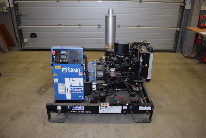 Diesel power plant SDMO T8K (0.5h) demo - PS Auction - We value the ...