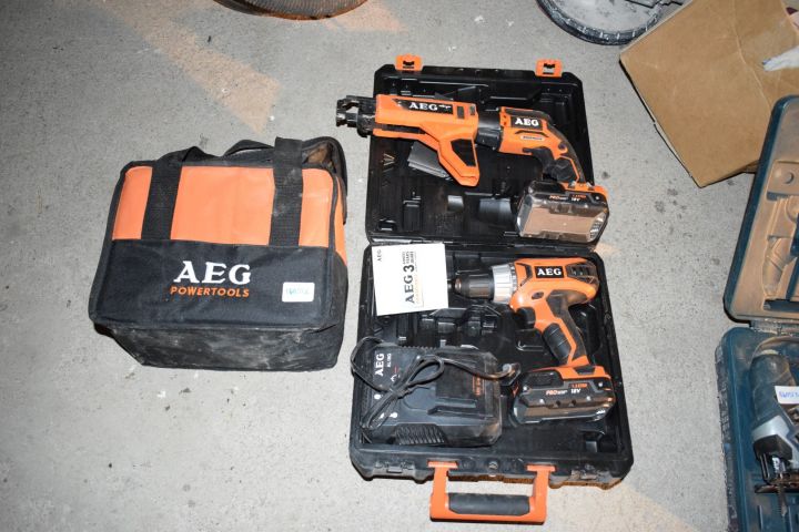 AEG automatic screwdriver and screwdriver 18V - PS Auction - We value ...
