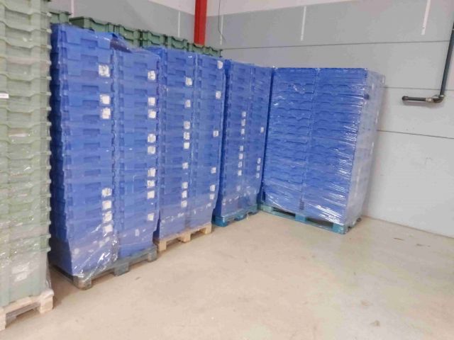 Packlådor för livsmedel Blåa 4 Pall - Auktioner online - Nätauktioner ...