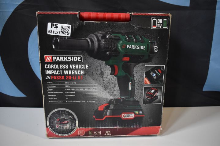 Mutterdragare från Parkside - PASSL 20-Li A1 - Auktioner online ...