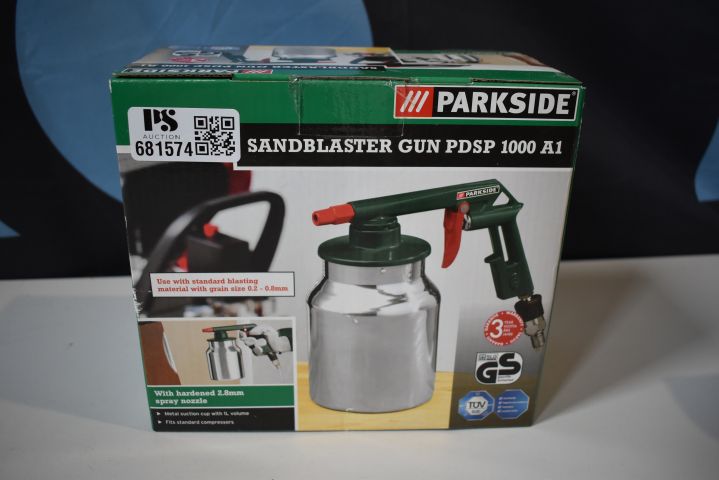 Pneumatic sandblaster from Parkside - PDSP 1000 A1 - PS Auction - We ...
