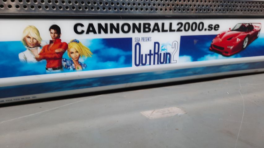 Sega Outrun 2 - sign from arcade games - PS Auction - We value the ...