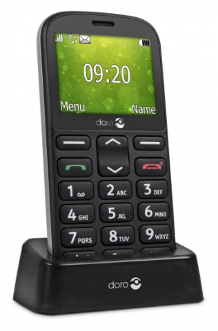 Mobile phone Doro 1362 Black - PS Auction - We value the future ...