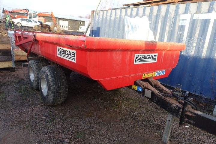 Bigab 8-ton trailer - PS Auction - We value the future - Largest in net ...