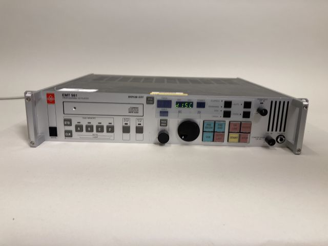 EMT 981 Professional CD Player - PS Auction - We value the future ...