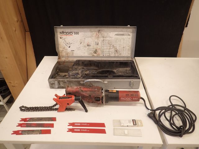 Tiger saw / Rörsåg Ridgid 550 - PS Auction - We value the future ...