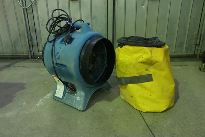 Evacuation fan, Americ VAF 3000 with hose - PS Auction - We value the ...