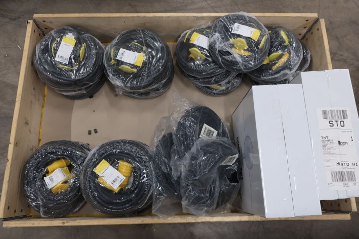 Splice cables with branch sockets and 2 table fans - PS Auction - We ...