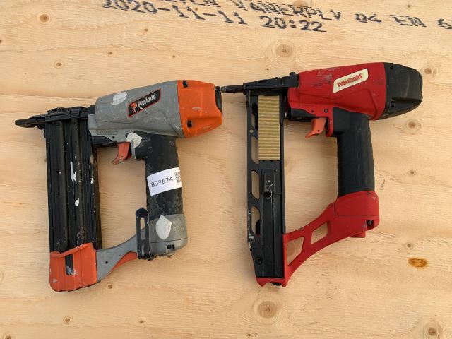 Pneumatic diving pistol and staple gun Haubold, Paslode - PS Auction ...