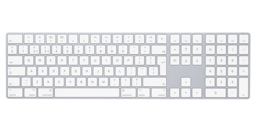 Apple Magic Keyboard with Numeric Keypad - Swedish Silver - Auktioner ...