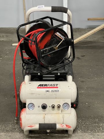 Compressor Aerfast incl hose reel - PS Auction - We value the future ...