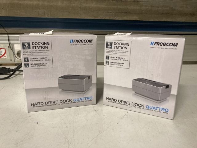 Freecom Quattro Hard Drive Dock x 2 - PS Auction - We value the future ...