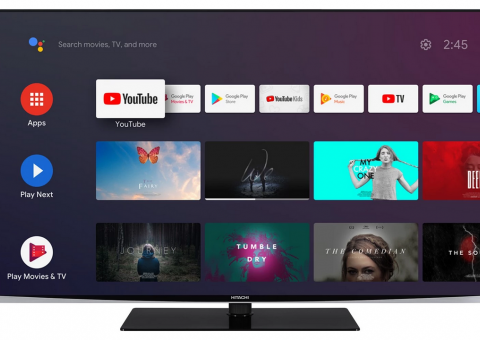 43" Ultra-HD TV med Bluetooth & Google cast Hitachi 43HAL7351 (474929 ...