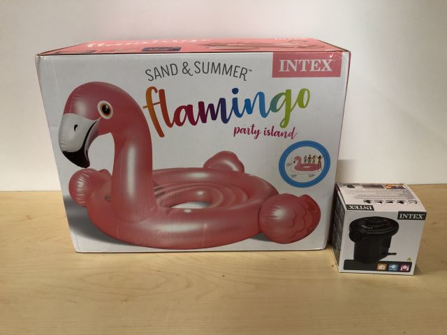1 Inflatable Flamingo & 1 Air Pump - PS Auction - We value the future ...
