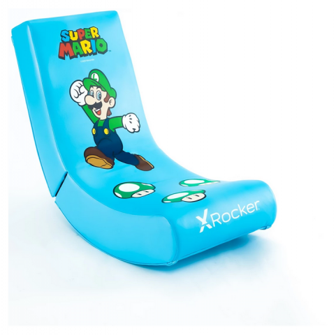 Gaming chair X Rocker Luigi Nintendo Floor Rocker - PS Auction - We ...