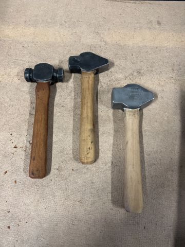3 pcs hand forged Hofi hammer - PS Auction - We value the future ...