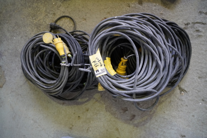 Extension cables 1 phase, 13 pcs - PS Auction - We value the future ...