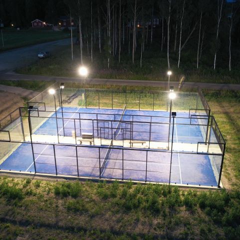 2 Complete paddle courts - 1st duo and 1st single [NEW and not mounted ...