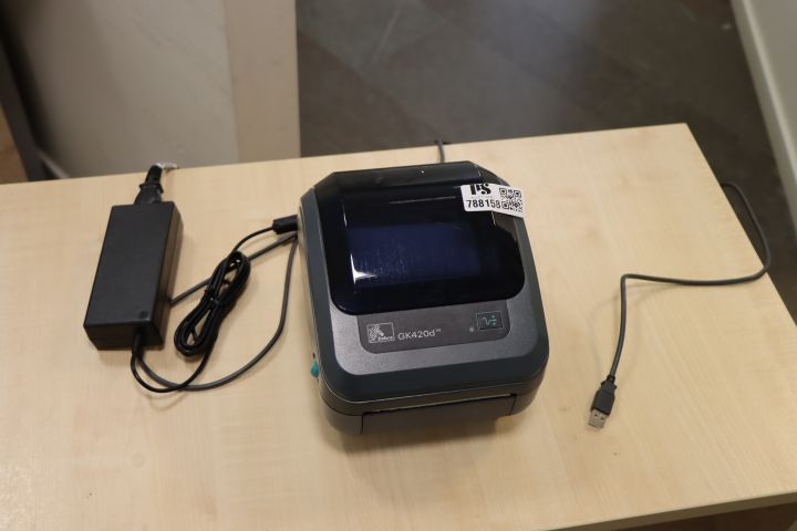 Etikettskrivare Zebra GK420d - Auktioner online - Nätauktioner ...