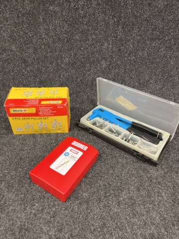Pop rivet rod, drill set, puller - PS Auction - We value the future ...