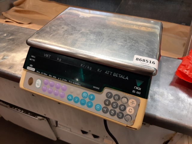Digital scale - Digi DS-680 - PS Auction - We value the future ...