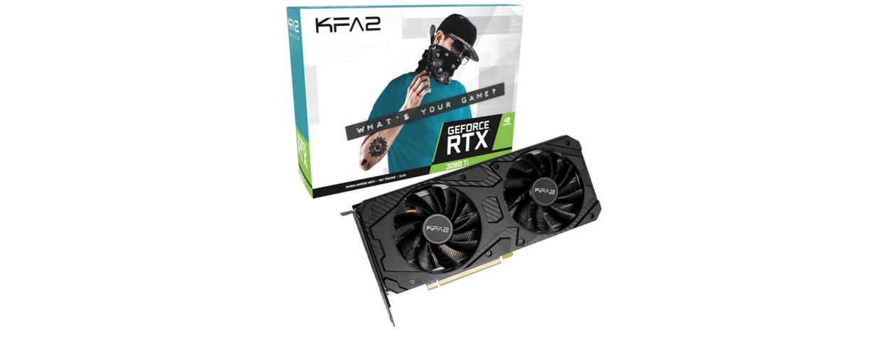Graphics card KFA2 GeForce RTX 3060 Ti (1-Click OC) 8GB LHR - PS ...