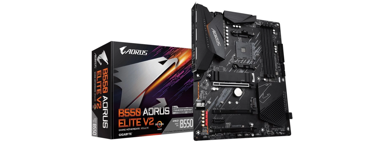 Moderkort Gigabyte B550 AORUS ELITE V2 - Auktioner online ...