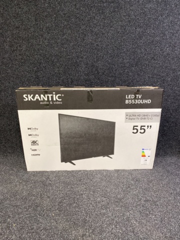 55" 4K Ultra HD TV Skantic B5530UHD - PS Auction - We value the future ...