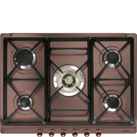Gas hob copper 70cm SMEG SR775RA - PS Auction - We value the future ...