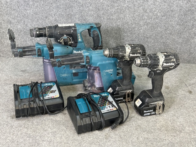 Tool kit with various Makita tools - PS Auction - We value the future ...