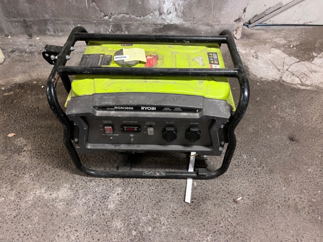 Power plant, Ryobi, RGN3600 - PS Auction - We value the future ...