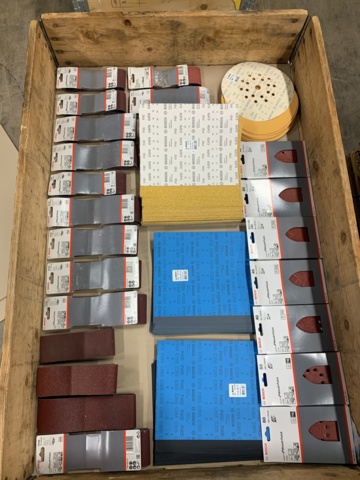 Sortiment med slippapper Bosch - Auktioner online - Nätauktioner ...