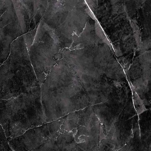 Tiles, Pulpus marble black glossy, 60x60cm, approx. 36 packages - PS ...