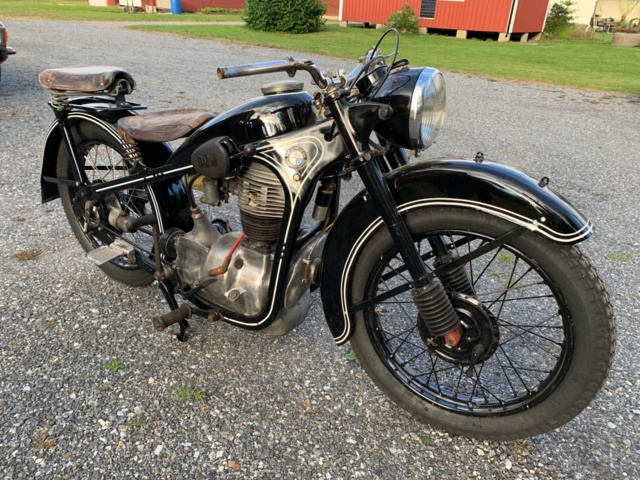 Vintage motorcycle with sidecar BMW R35 -1948 (rep. object) - PS ...