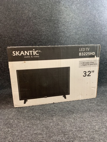 32" HD TV in classic design with built-in media player Skantic B3225HD ...