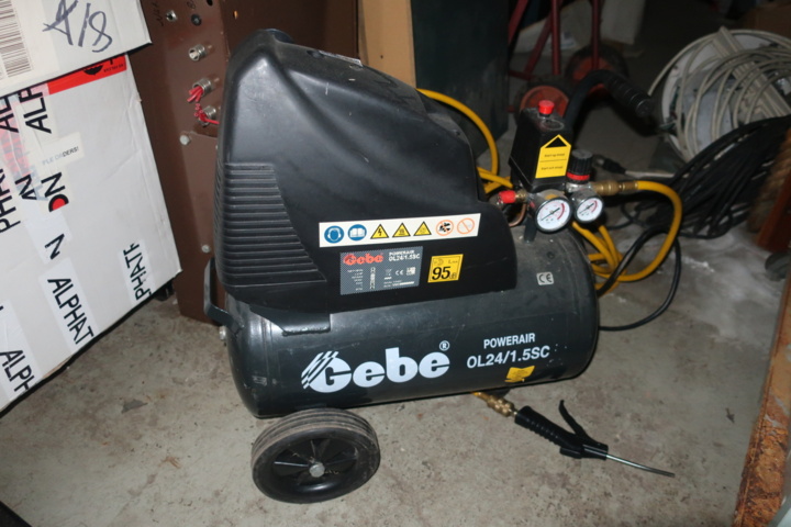 Kompressor - Gebe Powerair OL24/1,5SC - Auktioner online - Nätauktioner ...