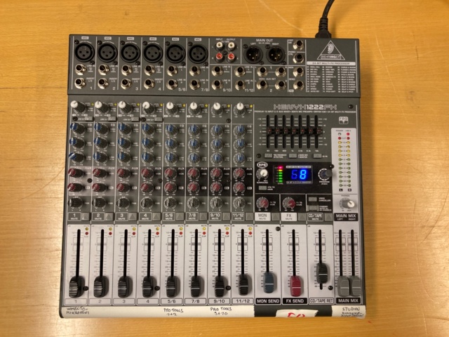 Behringer Xenyx X1222USB 24-Bit Multi-Fx Processor - PS Auction - We ...