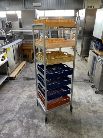 Diskkorgsvagn inkl 7 st diskkorgar - Auktioner online - Nätauktioner ...