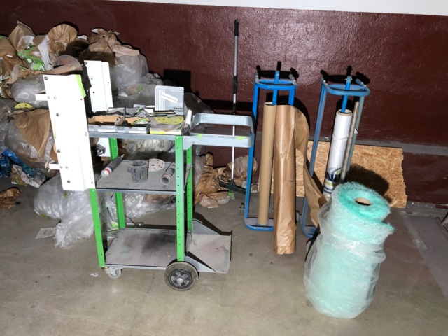 1 masking trolley & 3 roll holders - PS Auction - We value the future ...