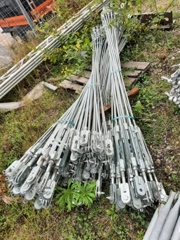Threaded braces/diagonal braces, FW system - Layher / approx. 65 pcs ...