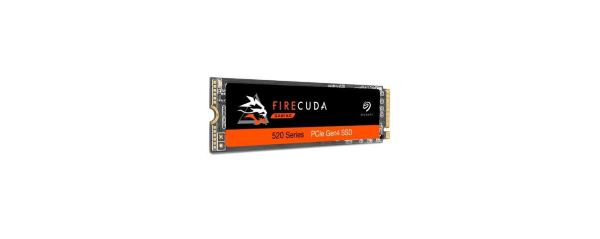 1 TB m.2 NVMe-hårddisk med PCIe 4.0 Seagate FireCuda 520 ZP1000GM3A002 ...