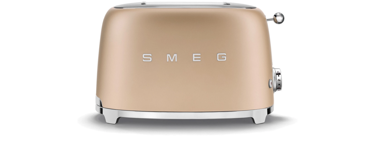 Toaster Smeg TSF01CHMEU - Matte gold - PS Auction - We value the future ...