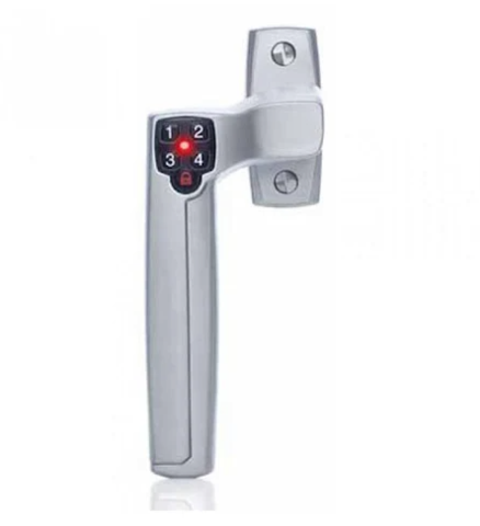 Code handle for patio door Assa 7810 left matt chrome - PS Auction - We ...