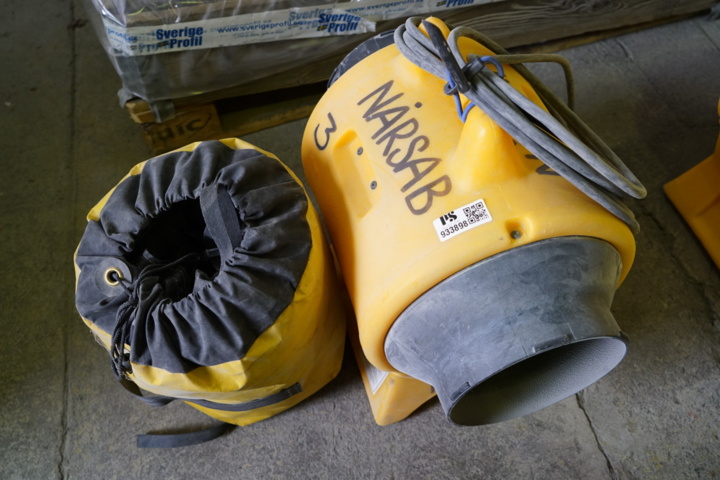 Evacuation fan VAF 1500 incl. Exhaust hose - PS Auction - We value the ...