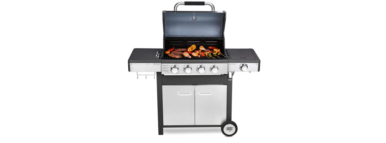 Robust gas grill Austin and Barbeque AABQ 3.2 - 4+1B - PS Auction - We ...