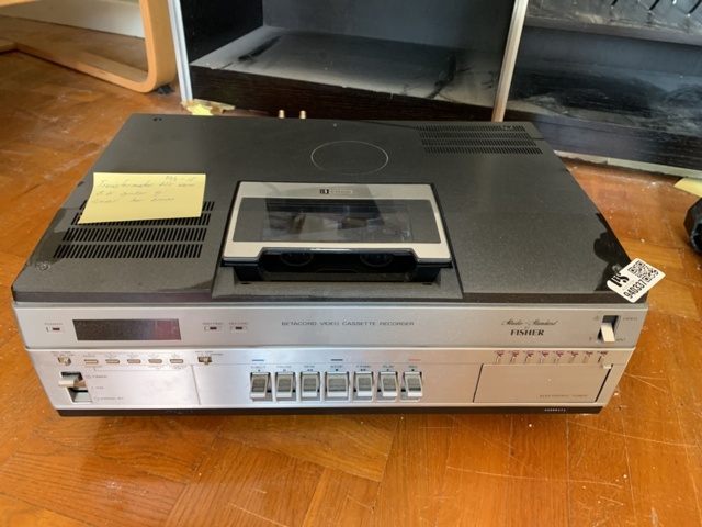 Betamax Player Fisher Betacord - PS Auction - We value the future ...