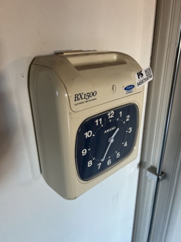 Older stamping clock - PS Auction - We value the future - Largest in ...