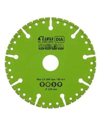 10 pcs Luna cutting disc diamond, 125X1X22.23- Shipping included - PS ...