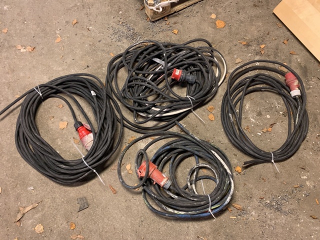 3-PHASE splice cable 16A 4 pcs - PS Auction - We value the future ...
