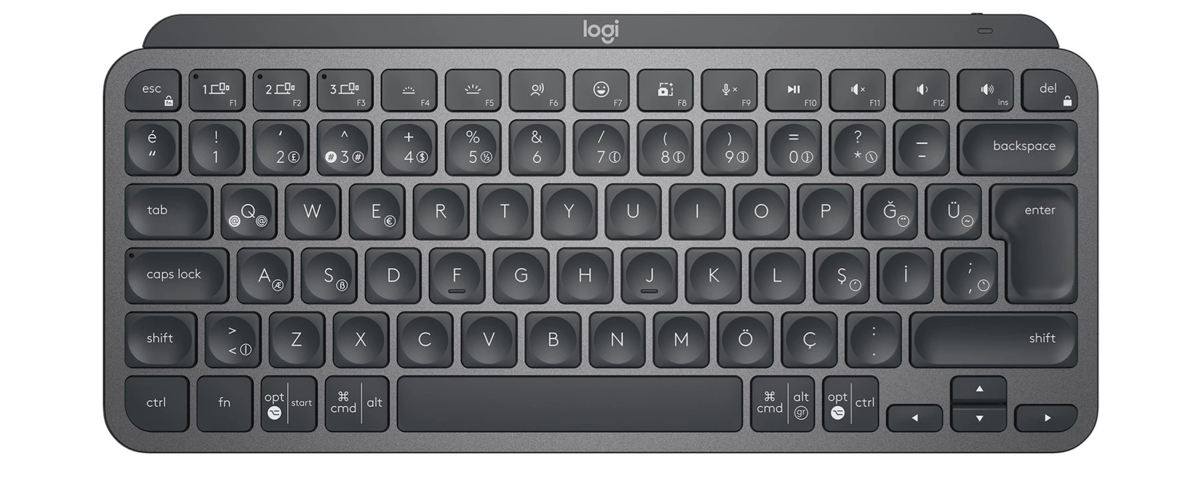 Wireless keyboard Logitech MX Keys Mini Graphite - PS Auction - We ...